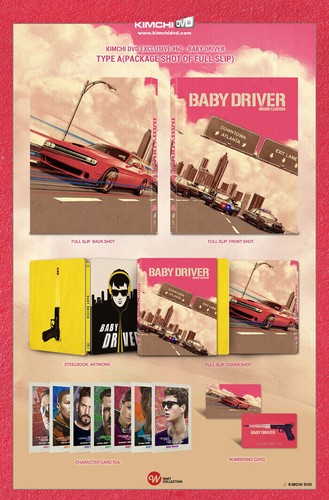 [USED] Baby Driver BLU-RAY Steelbook Limited Editon - Full Slip ...