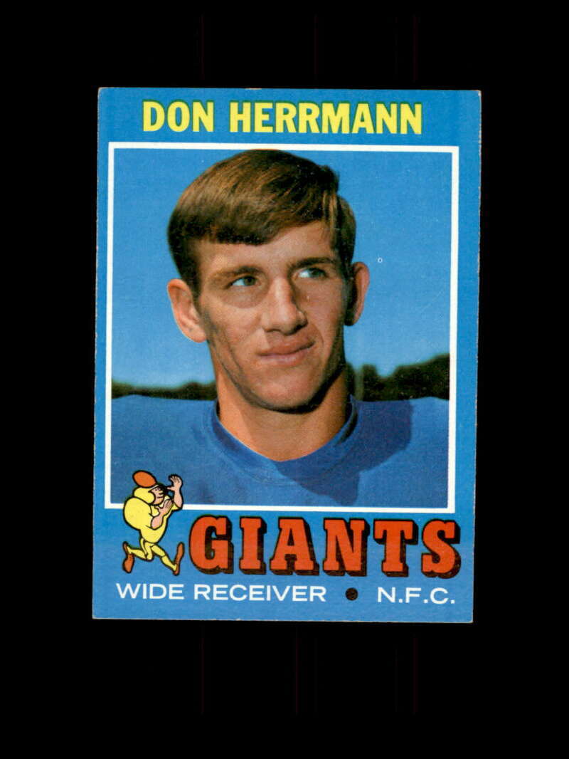 1971 Topps Football #222 Don Herrmann STARX 6.5 EX/MT+ (LS805131) | eBay