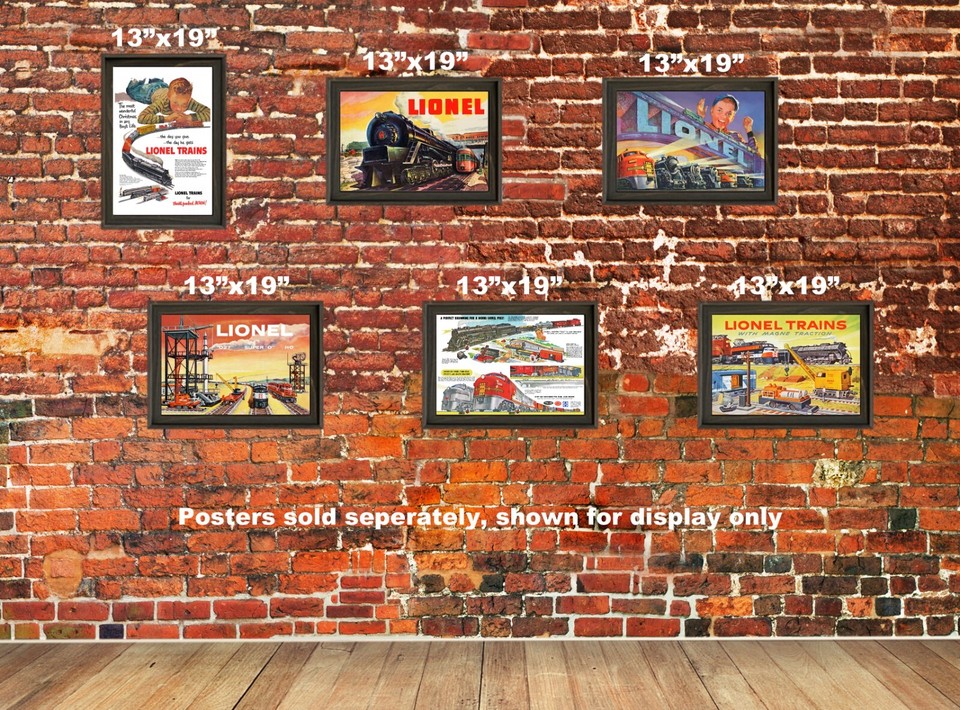 Lionel Trains 1951 Model Railroad Vintage-Style Advertising Poster | eBay