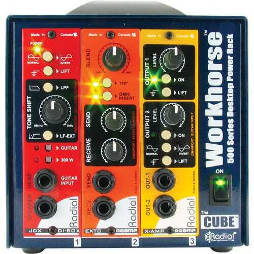 Radial Engineering Workhorse Cube 3-slot 500 Series Desktop Chassis ...