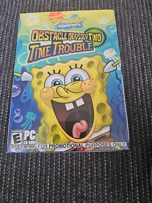 SpongeBob SquarePants Obstacle Odyssey Two: Time Trouble PC Game, Rare ...