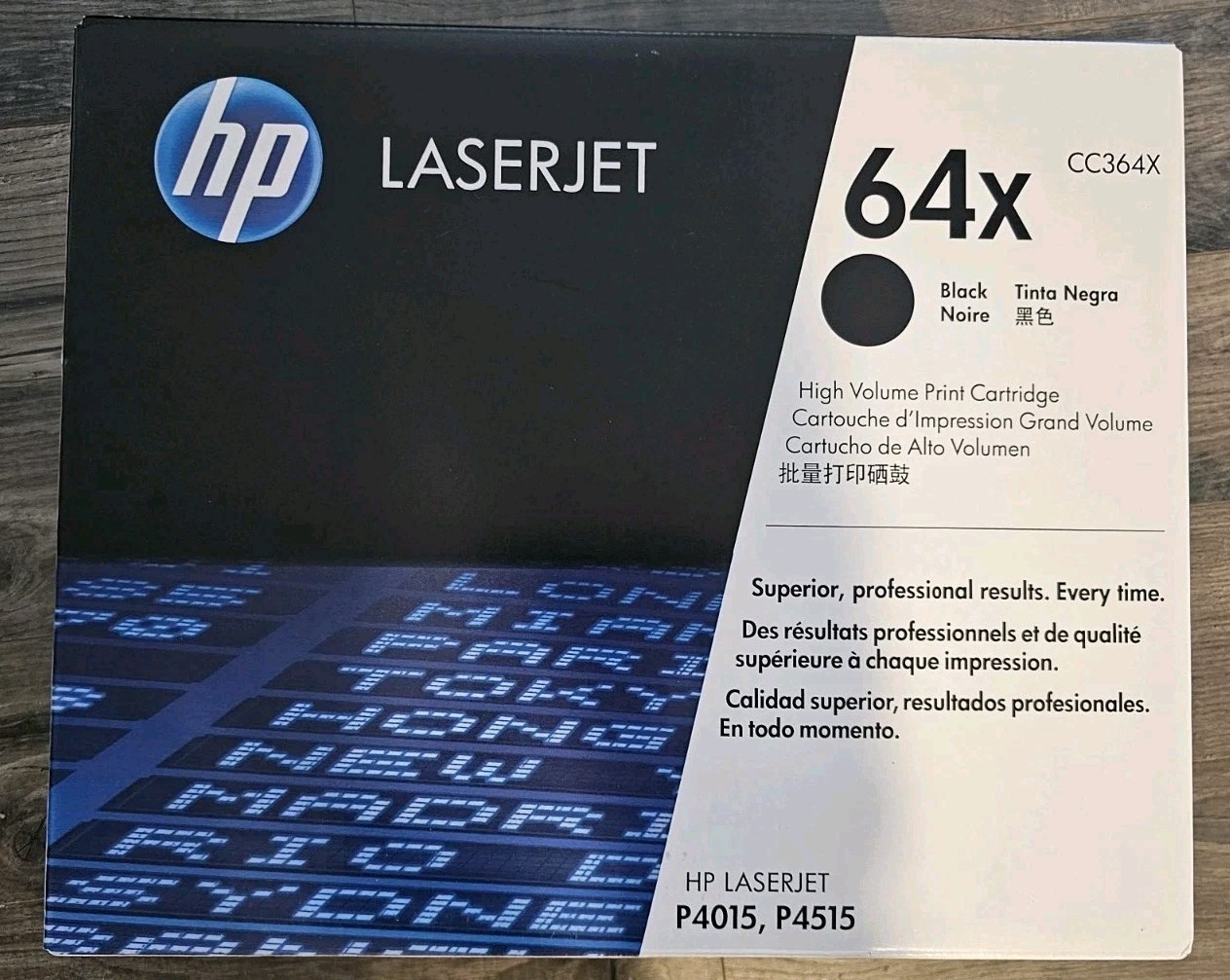 HP 64X Toner Cartridge CC364X Black P4015 P4515 NEW OEM SEALED GENUINE ...