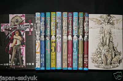 Death Note Manga Complete Set 1-12 by Takeshi Obata, Japanese Comic | eBay