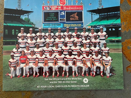 1983 CHICAGO WHITE SOX 8X10 TEAM PHOTO FISK BAINES BASEBALL ILLINOIS ...