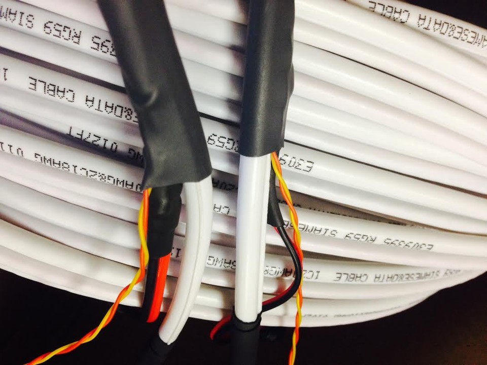 150'PLUG+PLAY CCTV VIDEO RG59/RS485/POWER PTZ DATA SIAMESE COMPRESSION ...