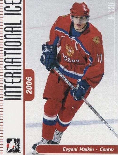 2006-07 In the Game-Used International Ice Signature Series - Evgeni ...