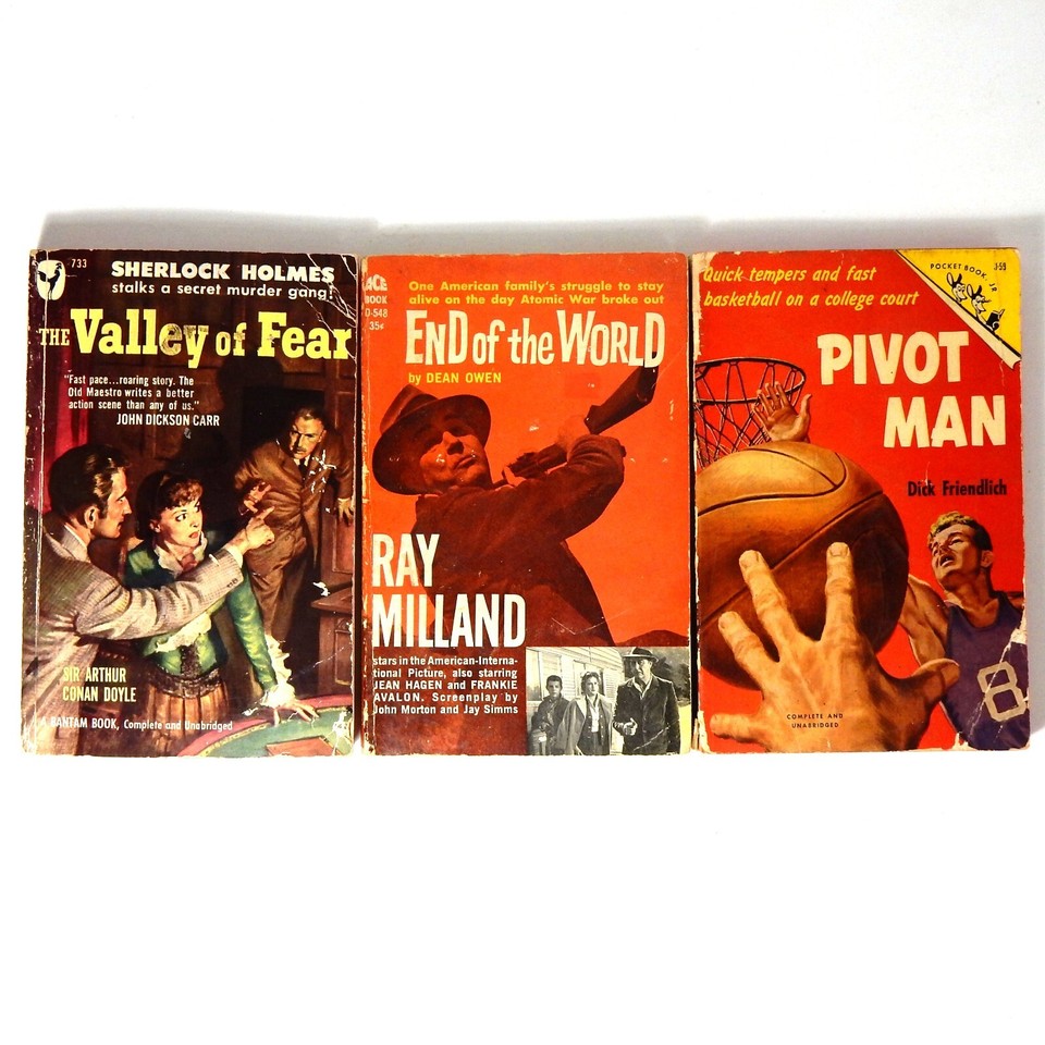 Vintage Mid-Century Paperbacks lot of 21 Instant Collection 1940s 1950s ...