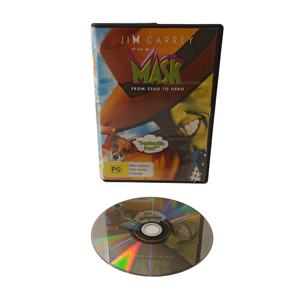 The Mask (DVD) American Superhero Comedy Crime Jim Carrey Hero Music ...
