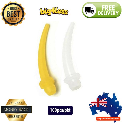 Dental Impression Disposable Intra-Oral Syringe Tips(Yellow & Clear ...