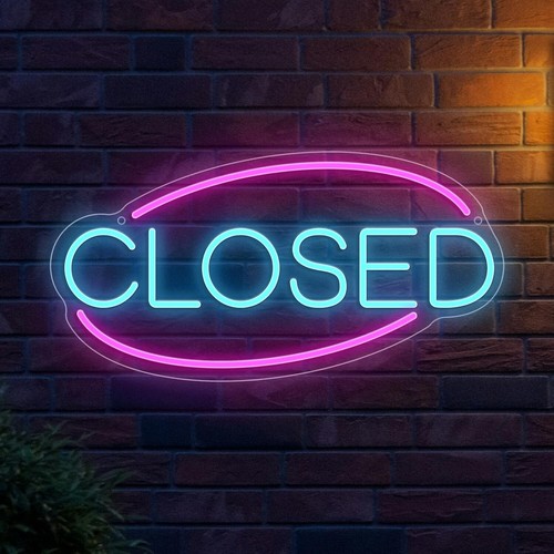 Closed Signs For Business Led Closed Sign Light Closed Neon Sign ...