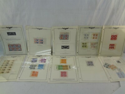 United State Stamp Plate Block Collection 23-Plate Blocks 1928 1977 ...