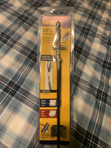 Irwin 1891005 3/8" x 72" Flexible Installer Bit for Wood & Metal Type ...