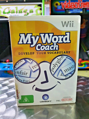 My Word Coach - Nintendo Wii Game - With Manual | eBay Australia