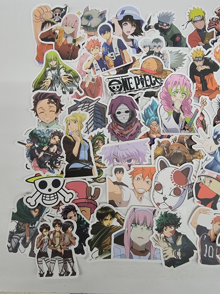 100 Piece Mixed Anime Stickers, | eBay