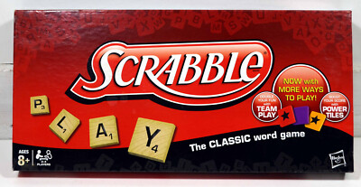 Scrabble with Power Tiles - Double Your Fun With Team Play! | eBay