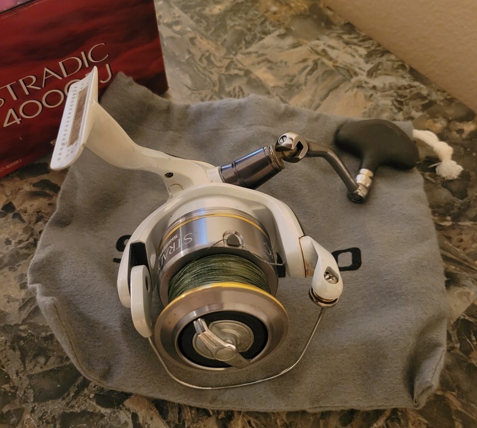 Shimano Stradic 4000FJ Spinning Fish Fishing Reel in Original Box w ...