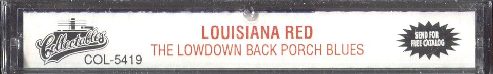 LOUISIANA RED The Lowdown Back Porch Blues CASSETTE TAPE Red's Dream ...