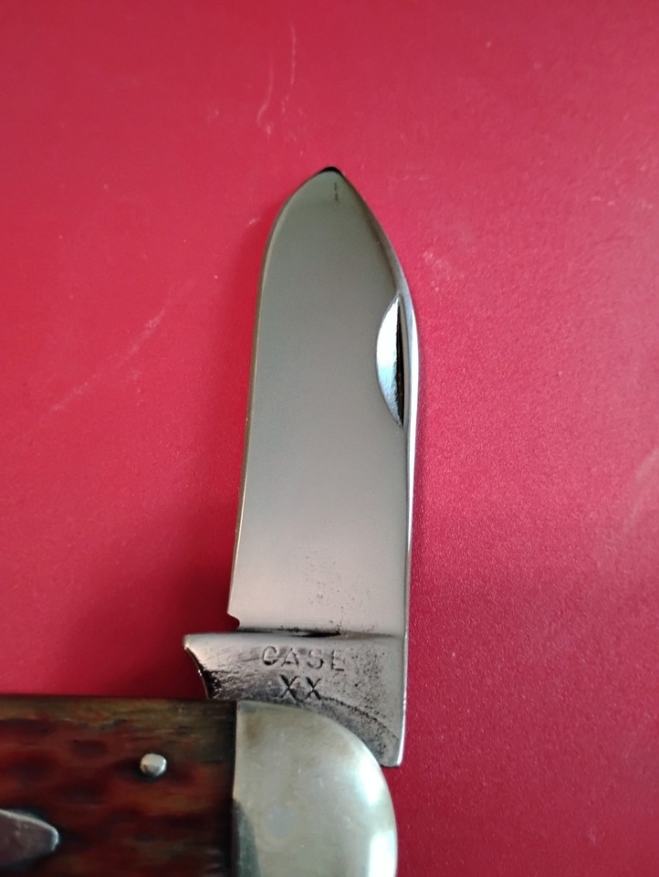 1940-64 RARE VINTAGE CASE XX 6250 Elephant Toe REDBONE SUNFISH KNIFE | eBay