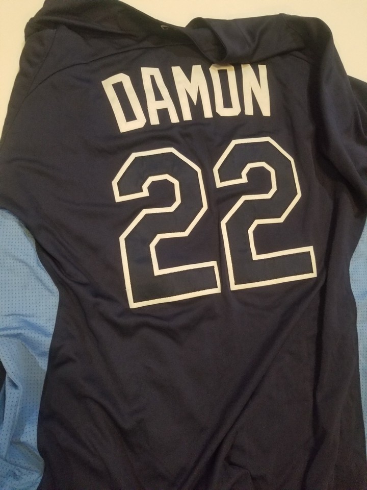 2011 Johnny Damon Tampa Bay Rays Game worn Spring Training jersey Holo ...