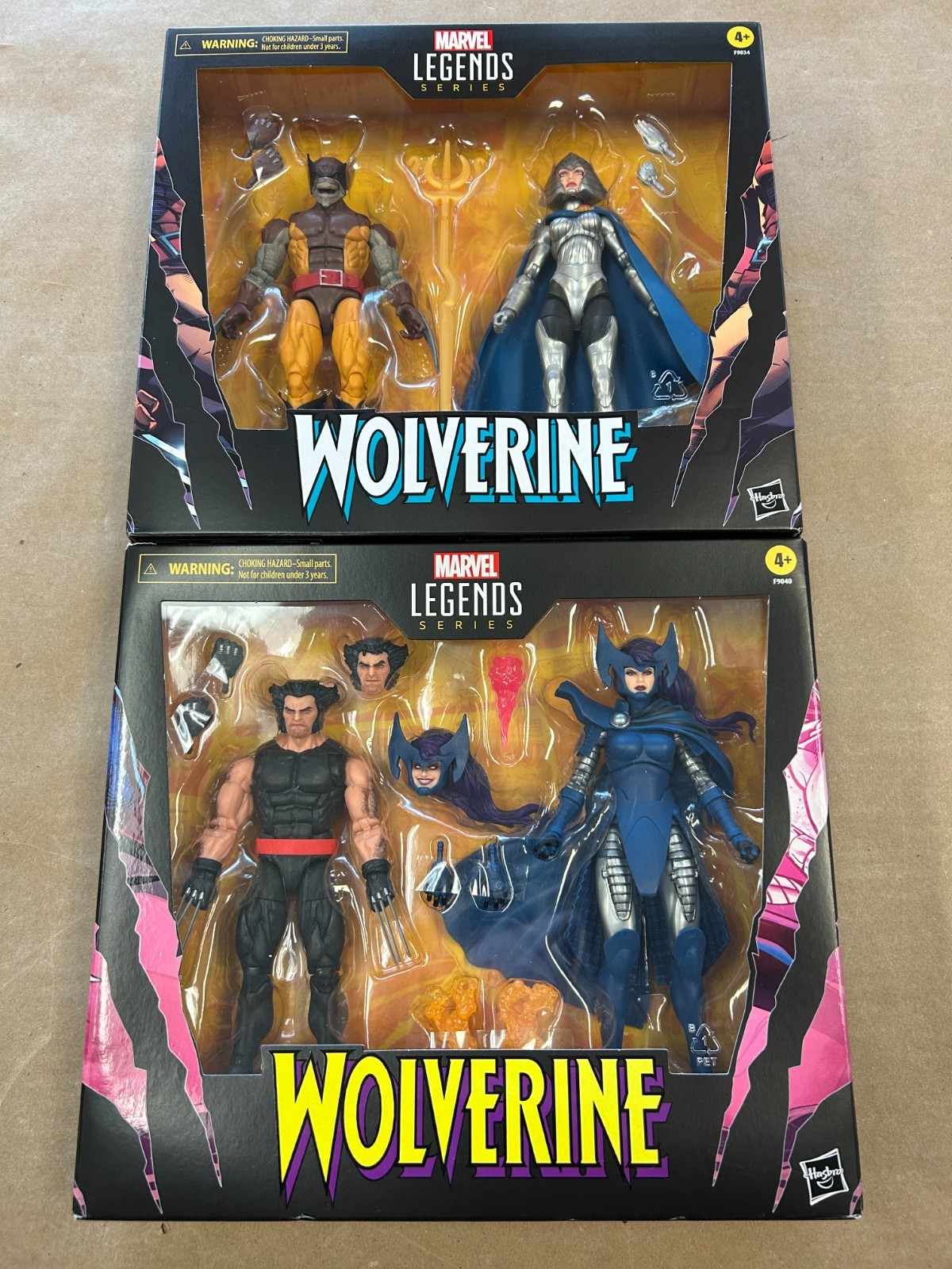 Marvel Legends Wolverine Lilandra Wolverine Psylocke 50th Anniversary ...