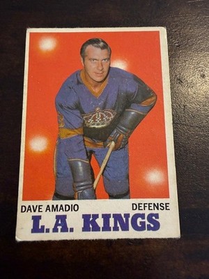 1970-71 Dave Amadio O-Pee-Chee hockey card #33 - Los Angeles Kings | eBay