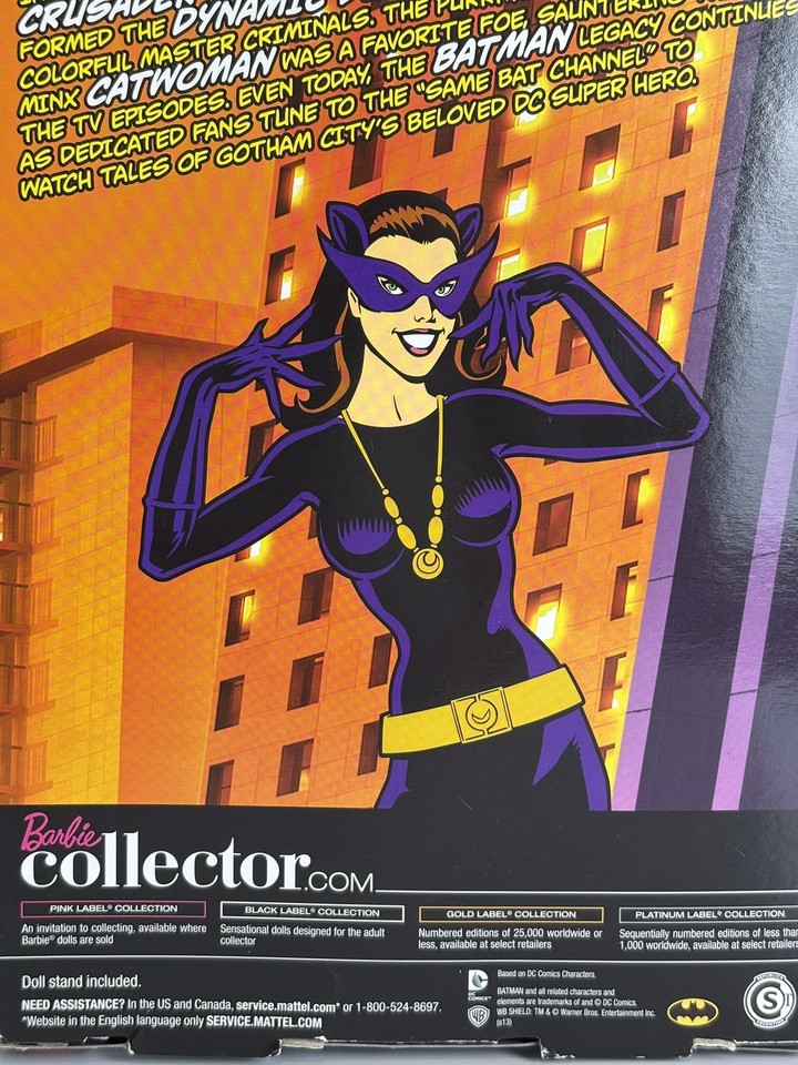 Barbie Collector Pink Label Catwoman | eBay