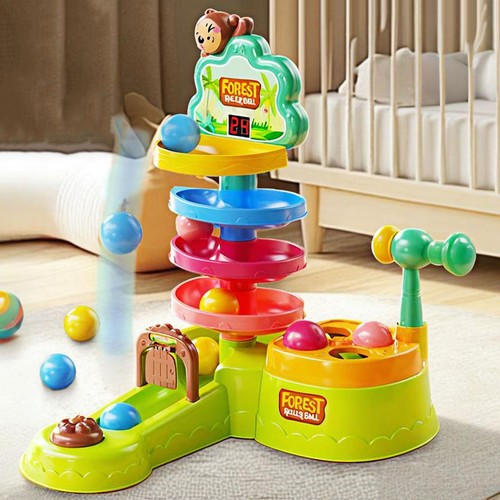 Ball Shoot Toy with Detachable Track Slide Educational for Kids | eBay ...
