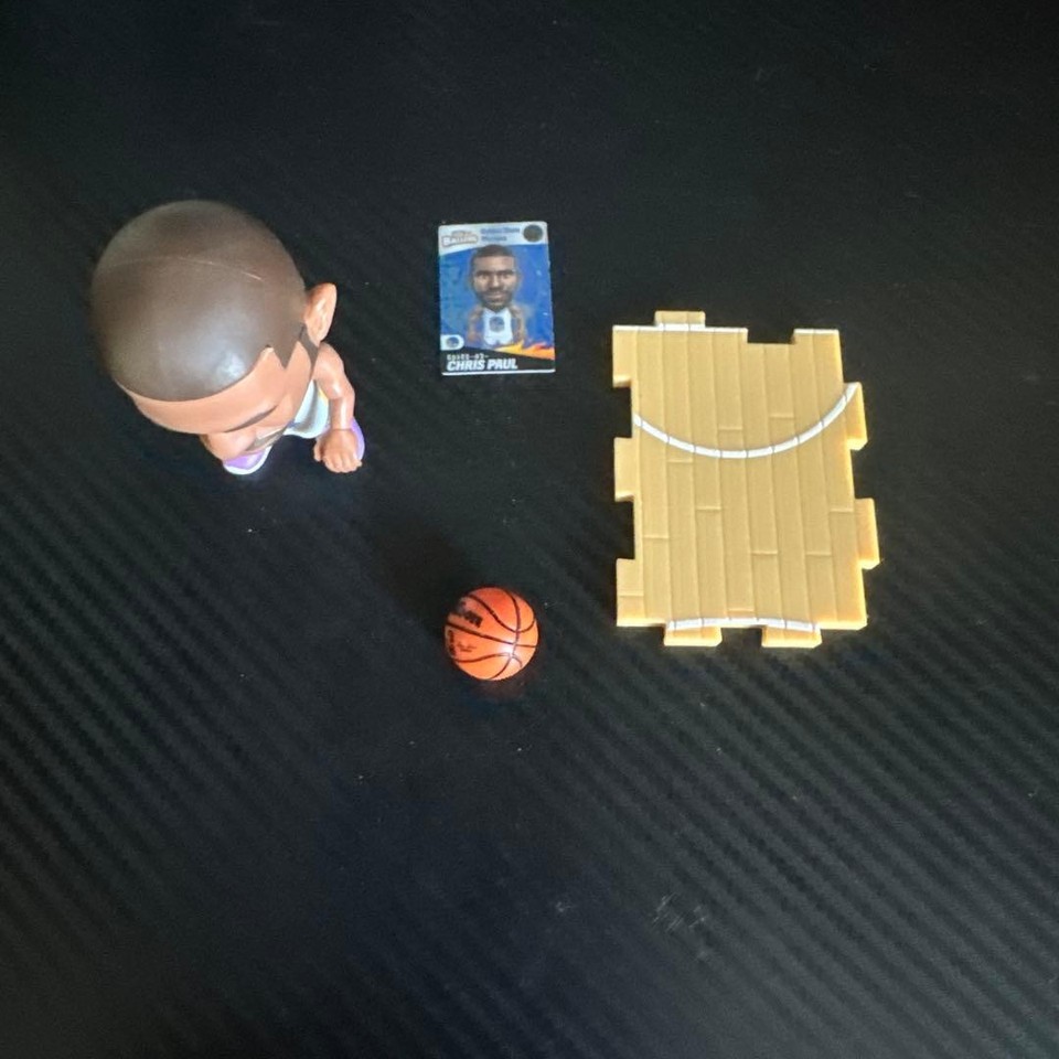 Chris Paul Deformed Figure with Basketball & Court Parts, GS Warriors ...