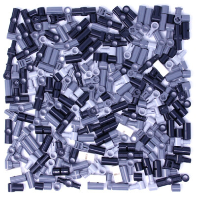 Lego Technic Bricks 260x Connectors Joints Couplers Black White Stone ...