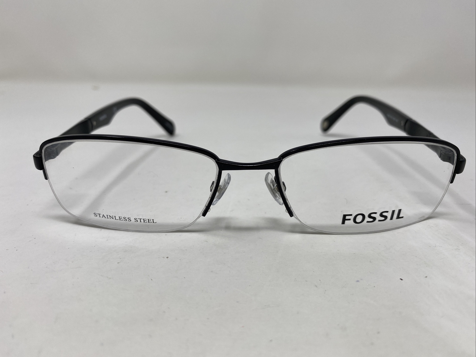 Fossil Eyeglasses Frame FOS 7015 003 50-18-145 Matte Black Half Rim ...