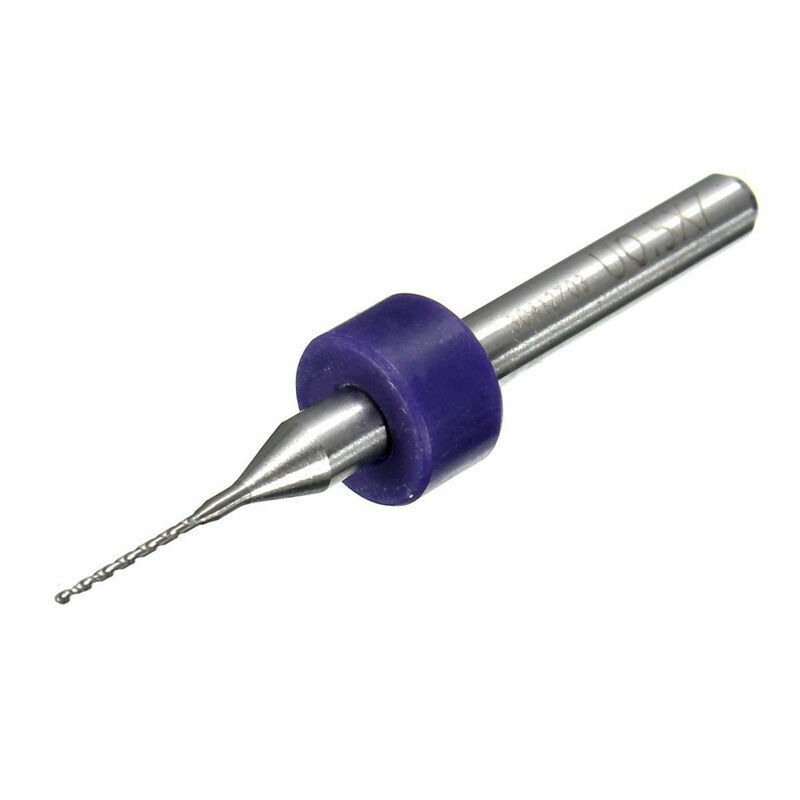 10x 0.1mm-1.4mm Holzbohrer Schaftfräser Fräser Bohrer VHM Drill Bits ...