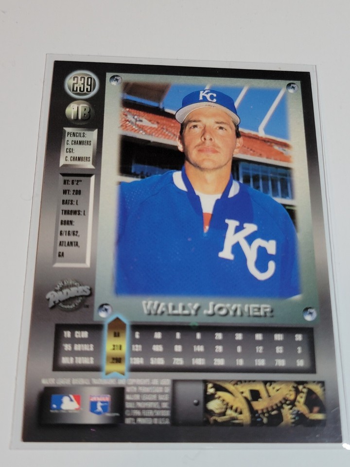 WALLY JOYNER 1996 Metal Universe #239. ROYALS | eBay