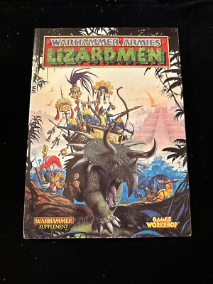 Games Workshop Warhammer Lizardmen Rulebook Supplement Fantasy Codex ...