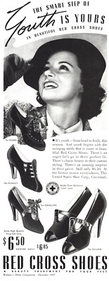 1937 RED CROSS SHOES DENVER WEST TAILLEUR AND SCARLETT MODELS VINTAGE ...