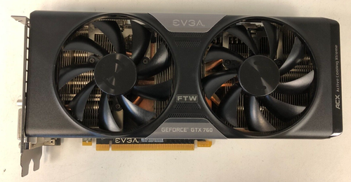 EVGA GeForce GTX 760 FTW 4GB GDDR5 Graphics Video Card GPU 04G-P4-3768 ...