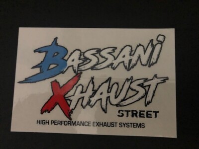 Bassani Exhaust Original High-Performance Motorcycle 4.5"X3" Sticker | eBay