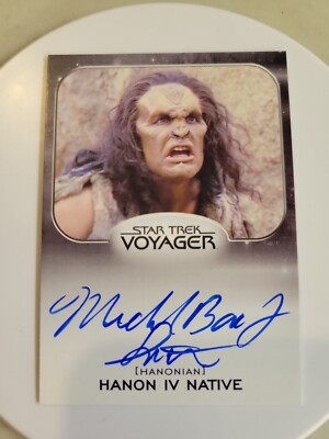 2015 Rittenhouse Star Trek Voyager Michael Bailey Smith Autographed ...
