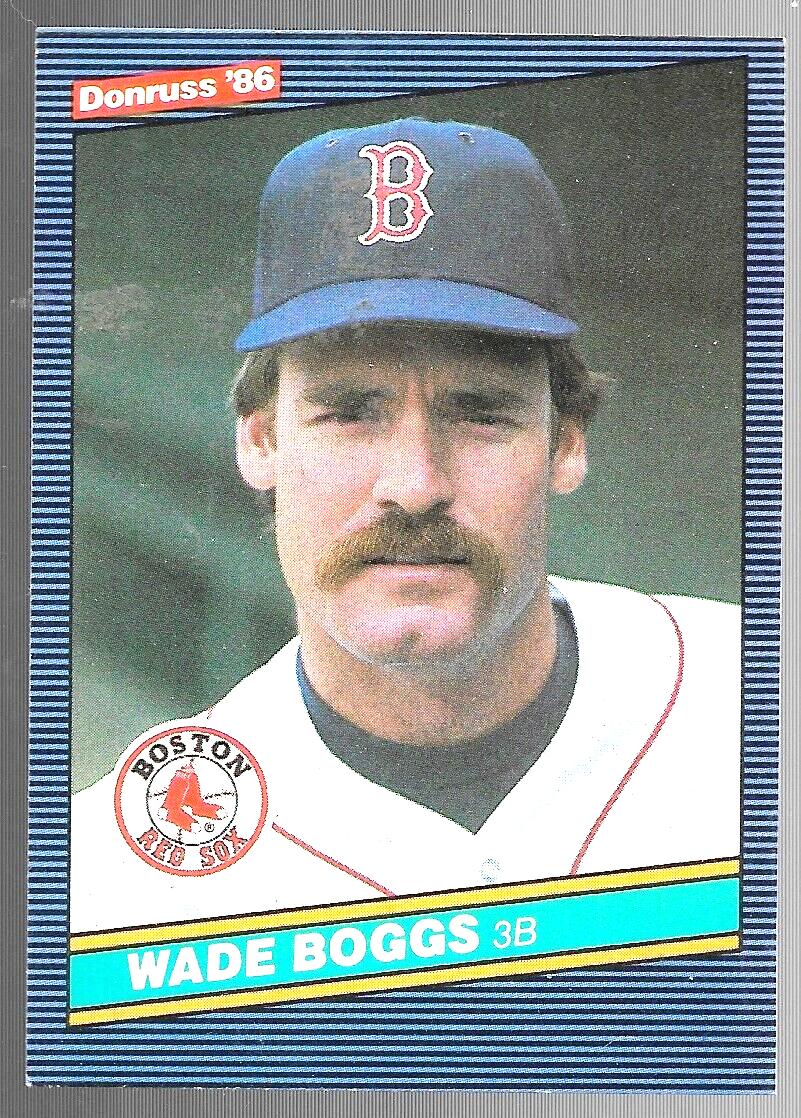 1986 Donruss Wade Boggs 371 Boston Red Sox Baseball | eBay