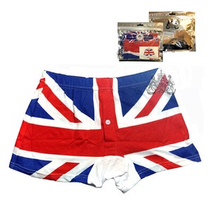 2 x Pieces of men's boxer union jack shorts British flag london ...