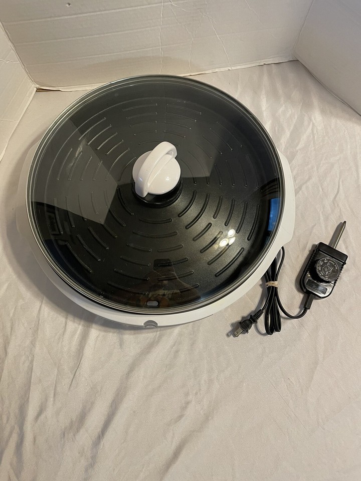 George Foreman Round Grill Party Time Grill GR70WHT Tested/Working | eBay