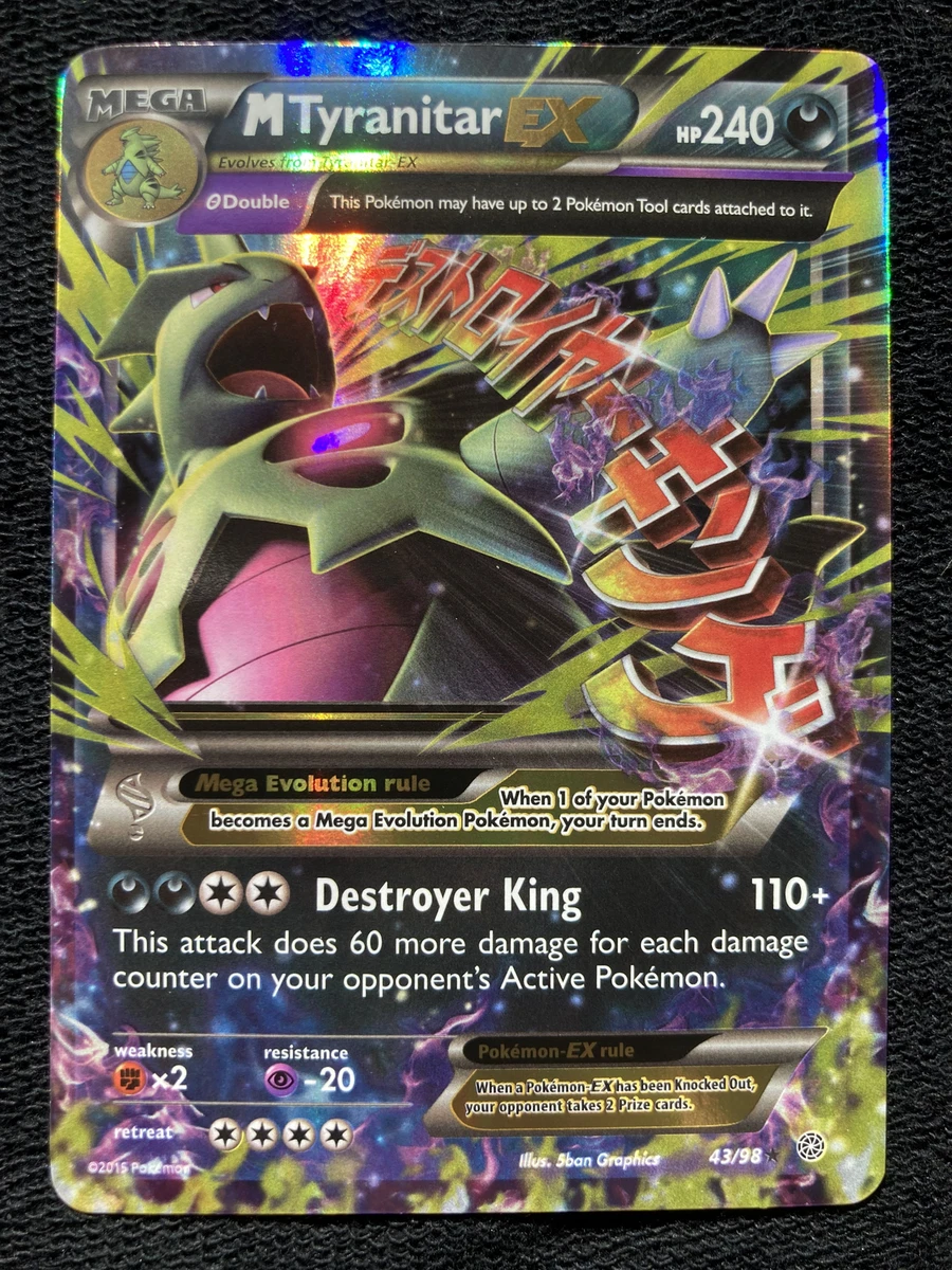 Tyranitar Mega Evolution Card