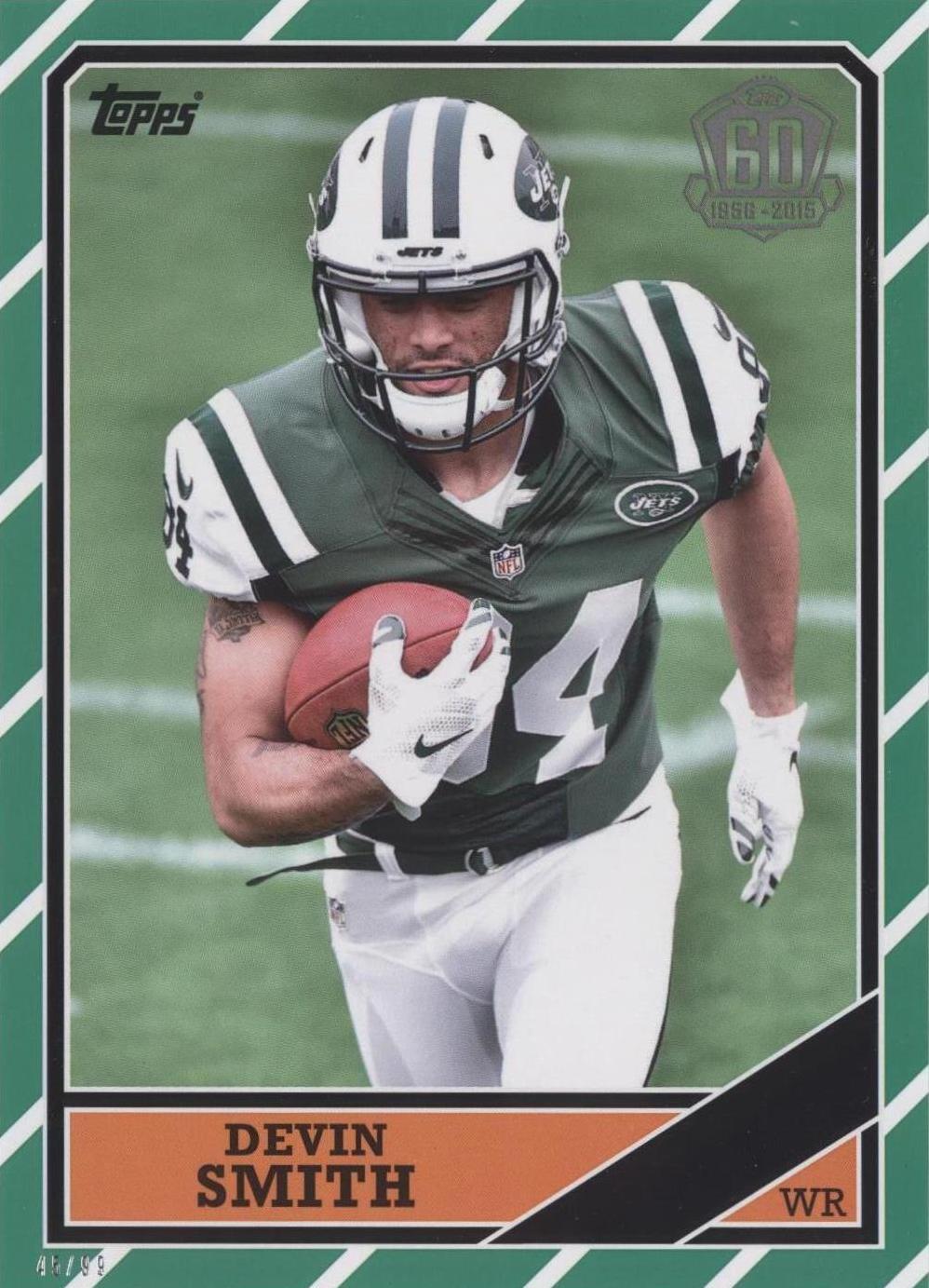 2015 Topps - 60th Anniversary Devin Smith #T60-DSM 5x7 Jumbo /99 (RC ...