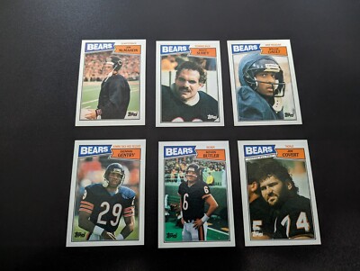 1987 Topps FOOTBALL VINTAGE CHICAGO BEARS 18 CARD LOT 🎆 NM-MT HOF | eBay