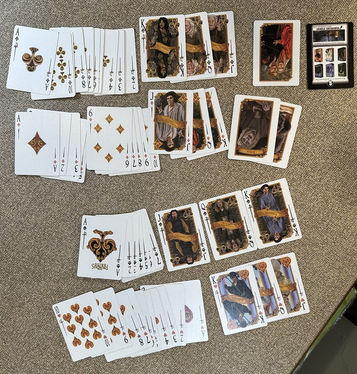 The Princess Bride Playing Cards Bicycle Factory Sealed by Albino ...