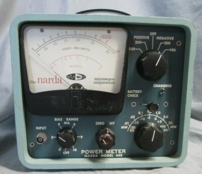 NARDA microwave corporation power meter Model 440 | eBay