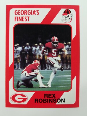 Rex Robinson Georgia Bulldogs UGA Dawgs 89 Collegiate Collection ...