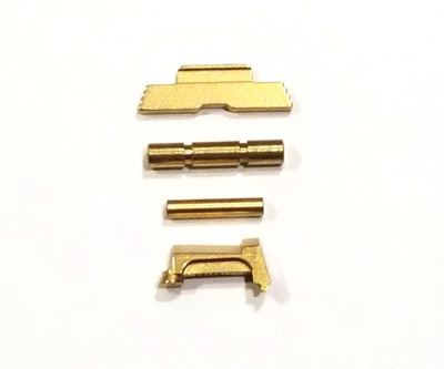 TiN Gold Extended Slide Lock Lever Pins Extractor For GLOCK 42 43 43X ...