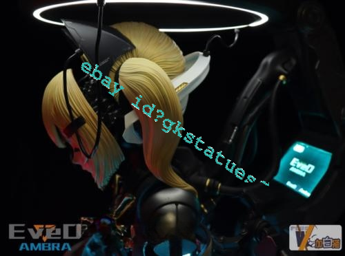 Eved AMBRA Bust 1/1 Scale Painted Statue In Stock Led Light Mobile Suit Girl New | eBay