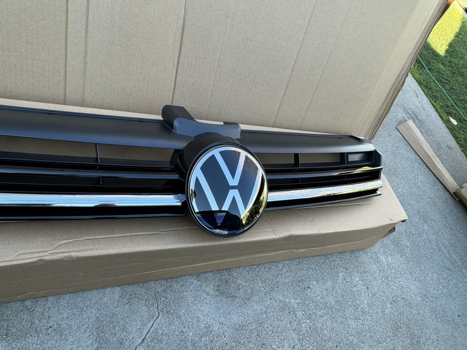 VW 2018-2021 Golf R MK7.5 Front Radiator Upper Top Grille ACC ...