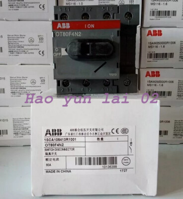 1PCS NEW FOR ABB disconnect switch OT80F4N2 | eBay